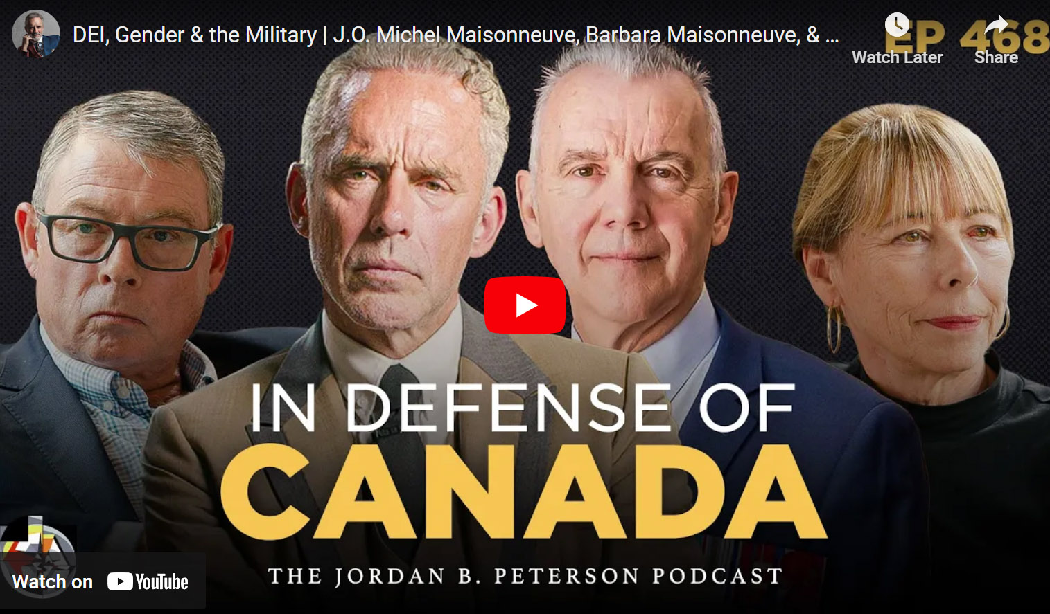 Jordan Peterson: In Defense of Canada | Pipeline Online