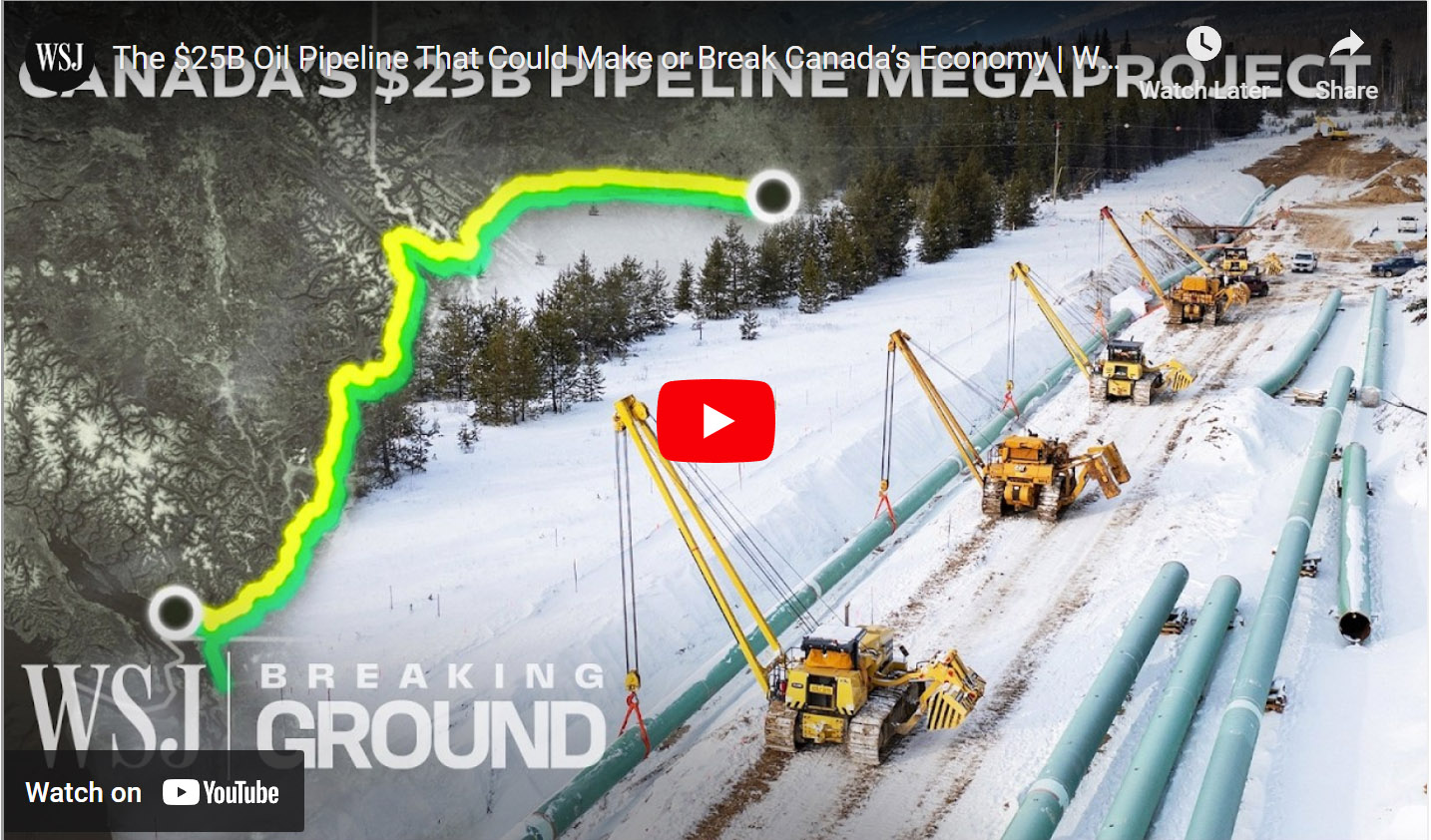 Wall Street Journal looks, wrongly, at Trans Mountain Expansion ...
