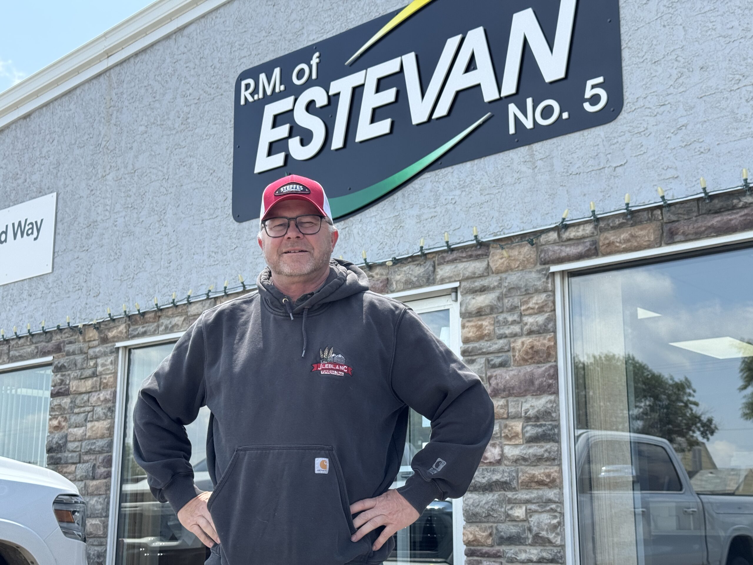 Coal Revival: RM of Estevan Reeve Jason LeBlanc gave a speech in the ...